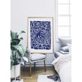Affixzi Poster, Abstract Blue Puzzle, Geometric Wall Art, Modern Home ...