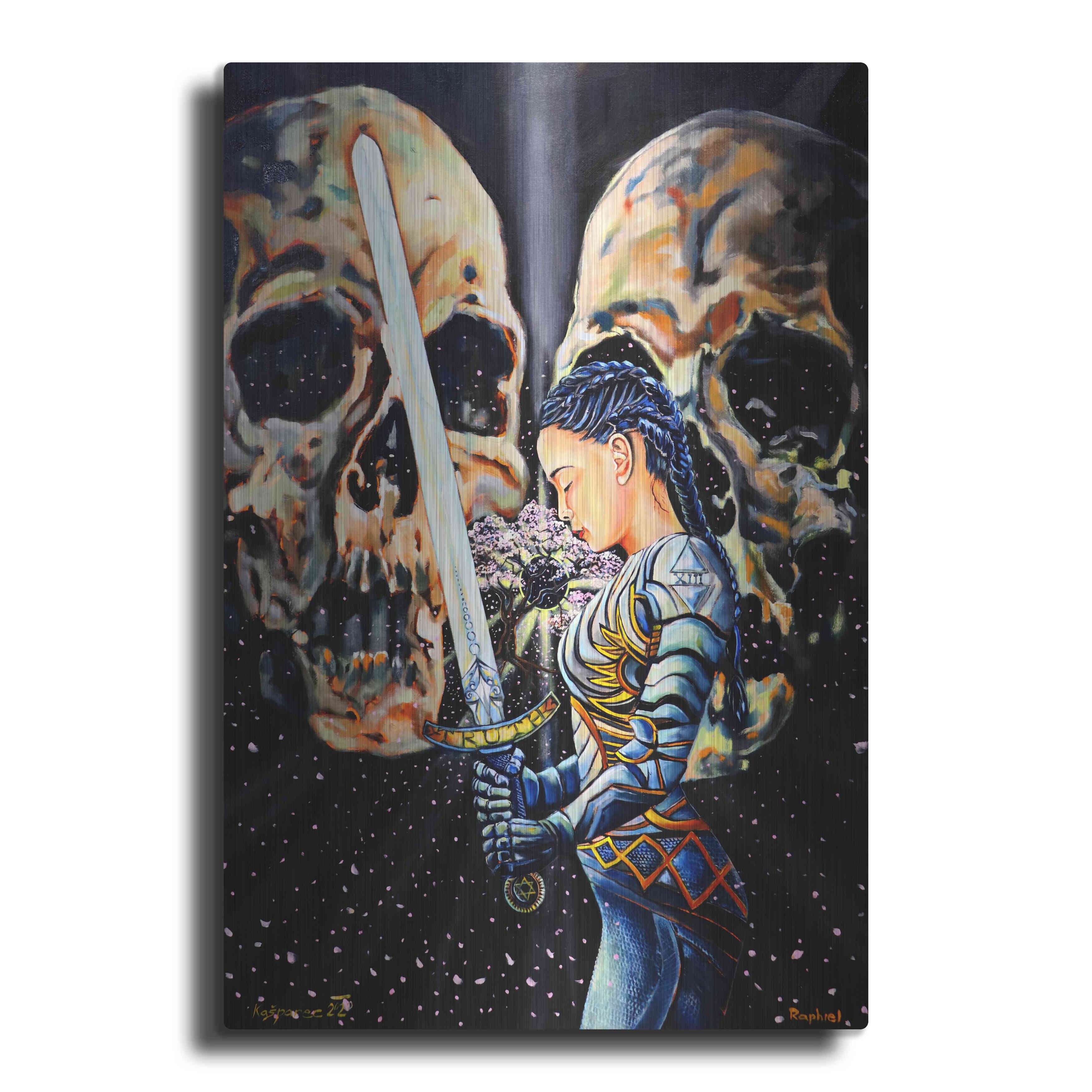 Luxe Metal Art 'Eclipse' by Jan Kasparec, Metal Wall Art, 16"x24 ...