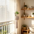 Braided Tassel Hanging Net Bag Storage Basket Home Organizer Decorative ...