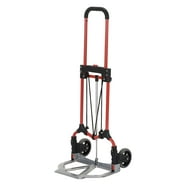 SKYSHALO Folding Trolley Aluminum Lifting Cart 275LB Bungee Cord ...