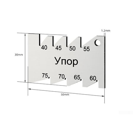 Thread cutting gauge Stainless steel angle Arc model Angle measuring ...