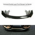 For Chevy Silverado 1500 Carbon Fiber Front Bumper Lip Spoiler Splitter ...
