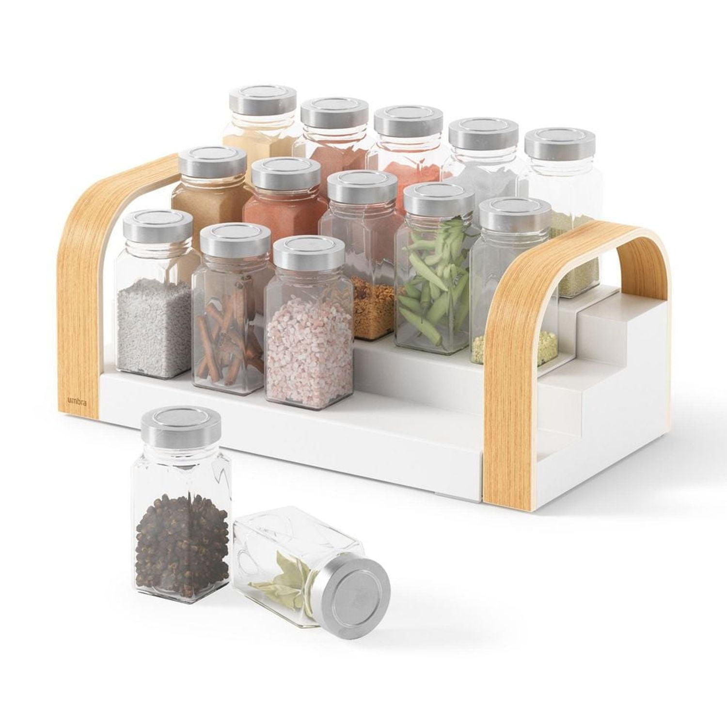Click here for Umbra Bellwood Three-Tier Spice Shelf prices