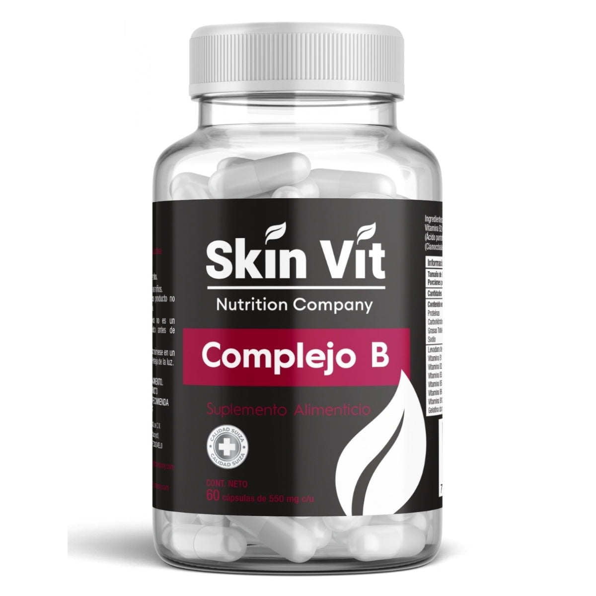 Complejo B Skin Vit 60 Cápsulas SKIN VIT NUTRITION COMPANY | Bodega ...