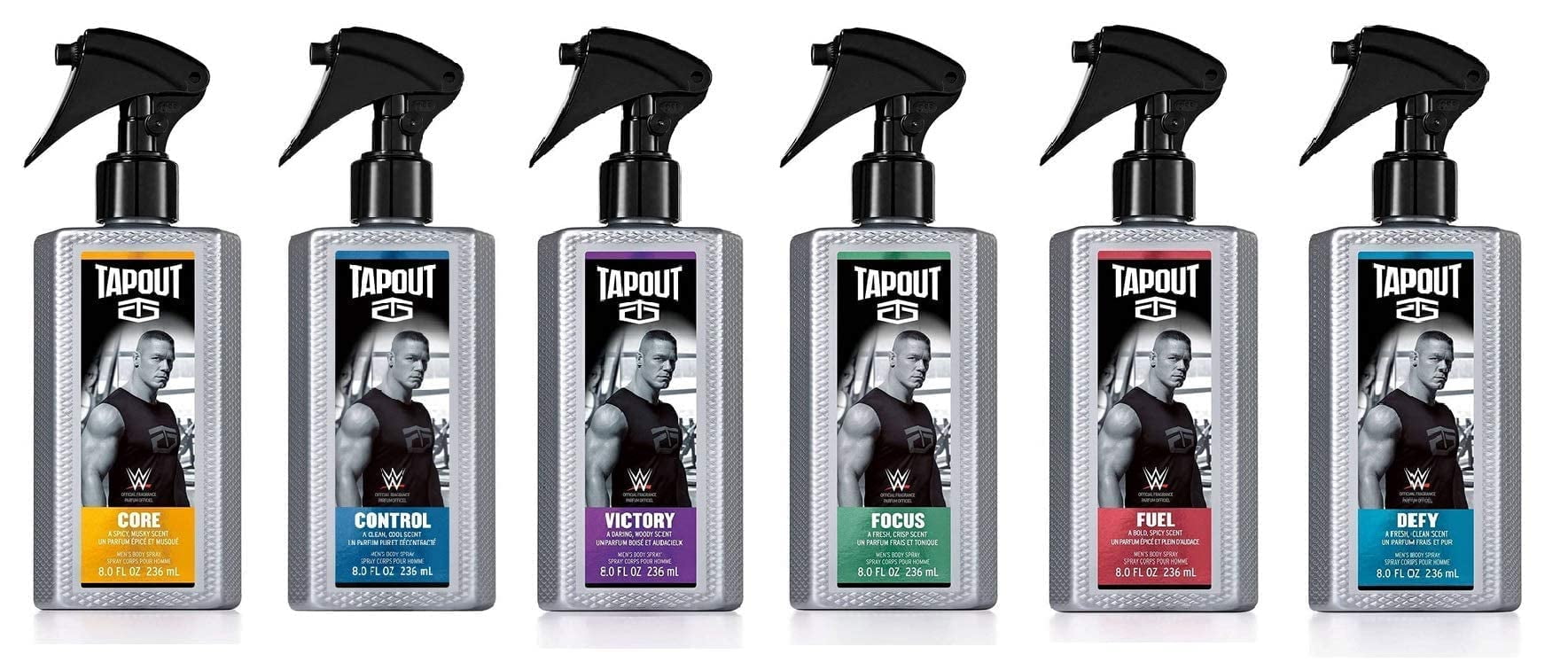 Set de perfume TAPOUT Body Spray para hombre, 236 ml, paquete de 6 ...