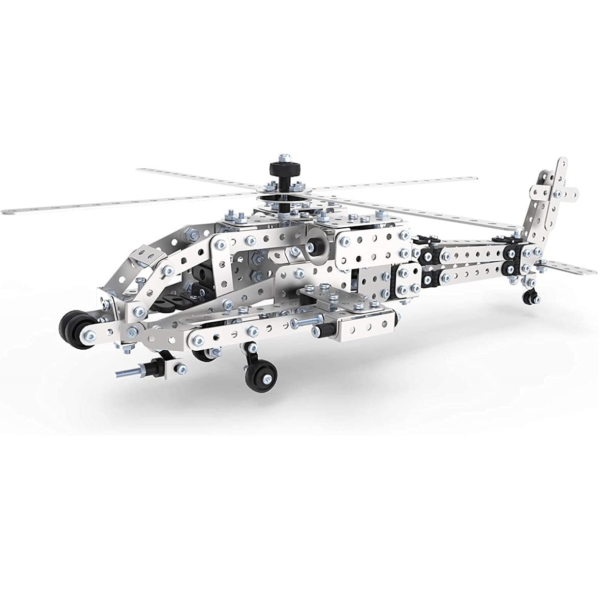 STEM Education Metal Building Toys Kit Metal Helicopter Erector Set for ...