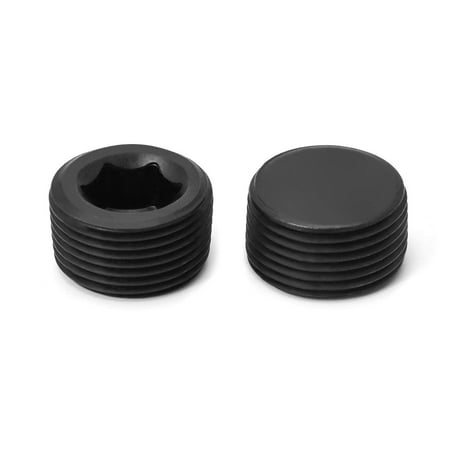 Pipe Plug Fitting, 1 NPT Thread Steel Allen Head Socket Pipe Plug Hex ...