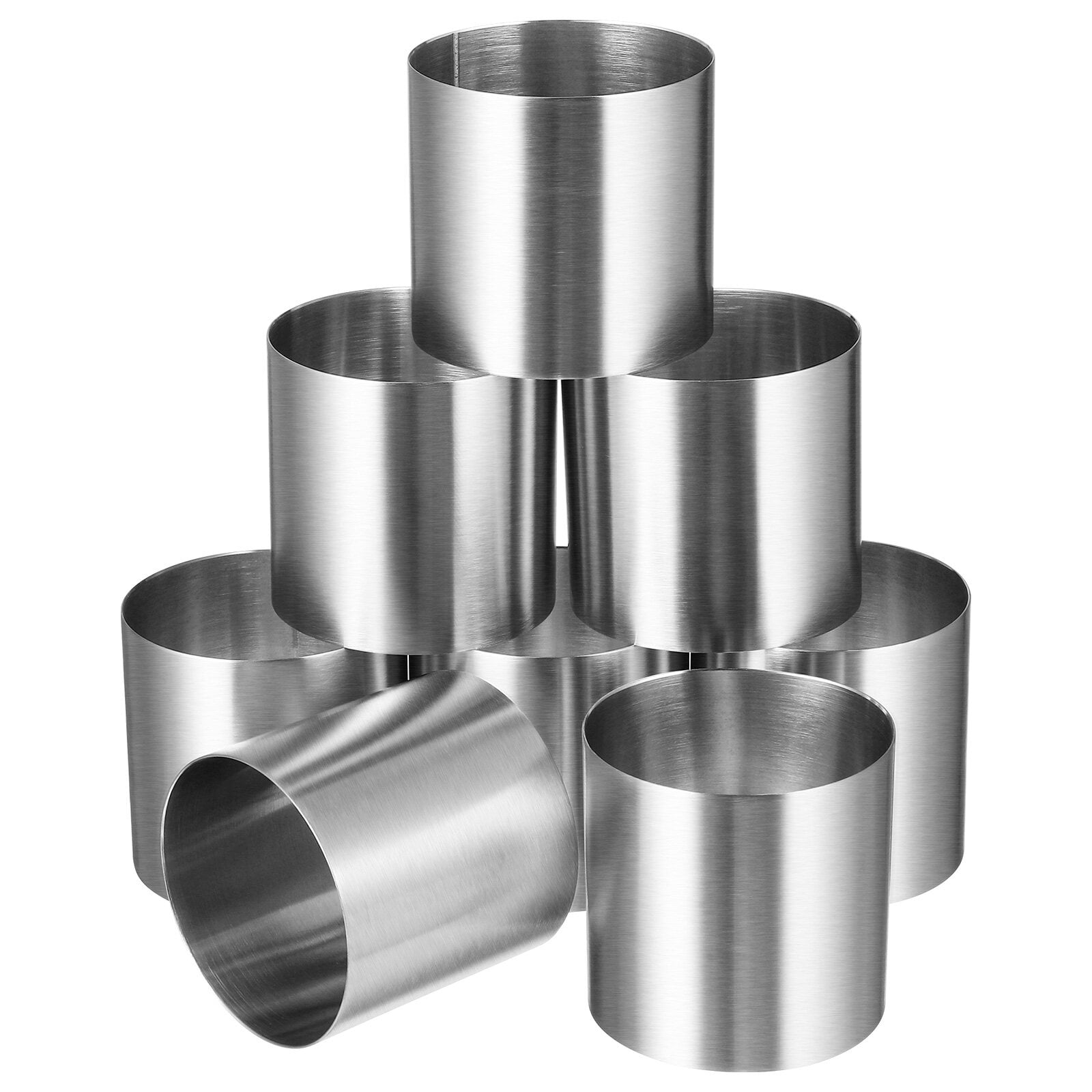 Click here for Har Adhesive 8 Pcs Stainless Steel Mini Cake Rings... prices