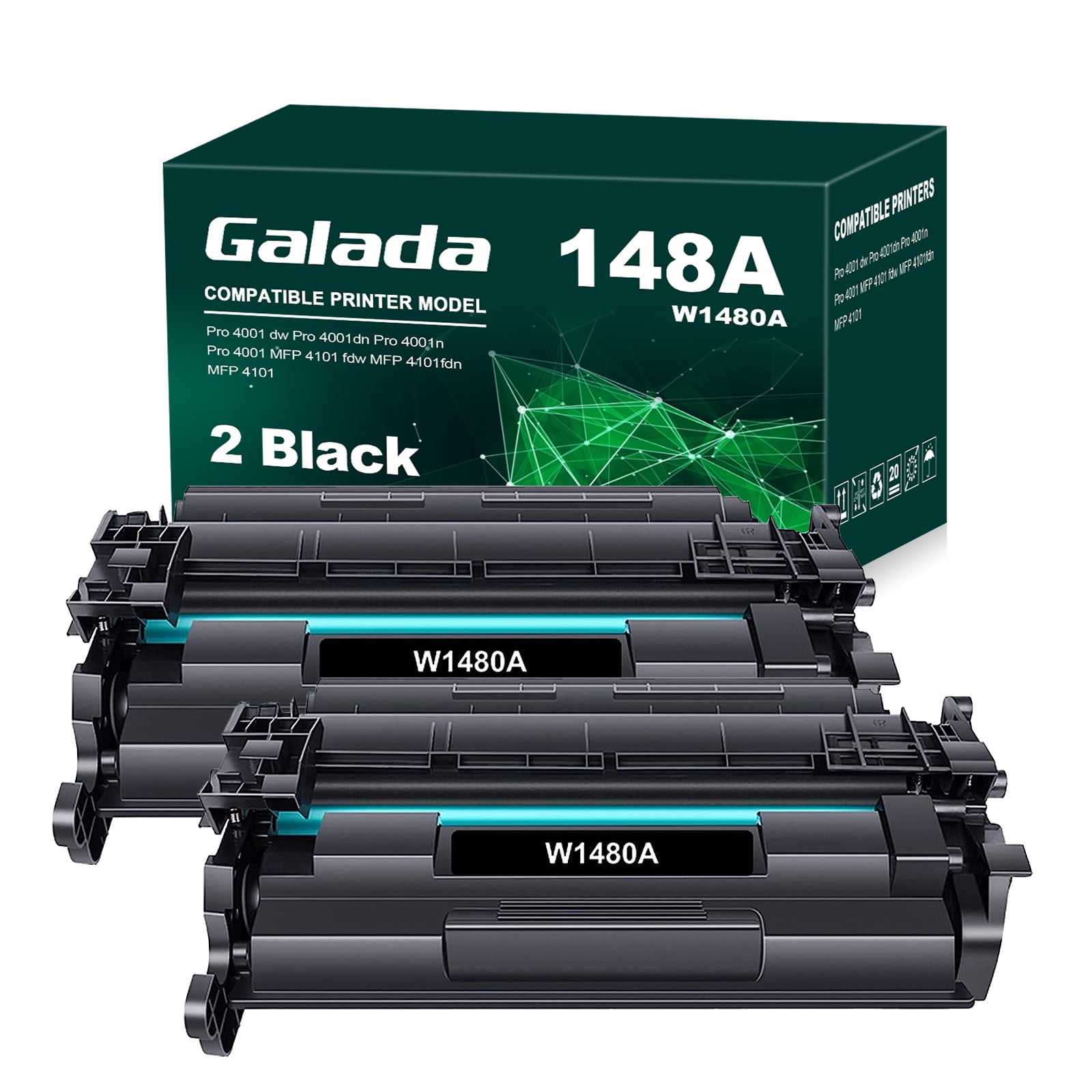 Galada 148A W1480A Toner Cartridge Black Replacement for HP Pro 4001dw ...
