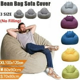 Harupink Sofa Cover Chairs Couch Lazy Lounger Bean Bag Decor for Kids ...