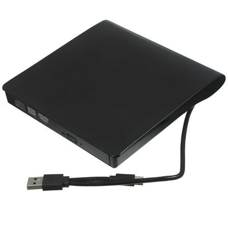 HP External CD DVD RW Drive, Slim Portable USB Optical Drive, Black ...