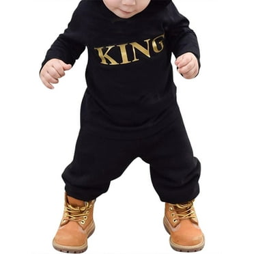 Newborn Infant Baby Boy Cotton Tops Romper Pants Legging Hat Outfits Clothes Set - Walmart.com
