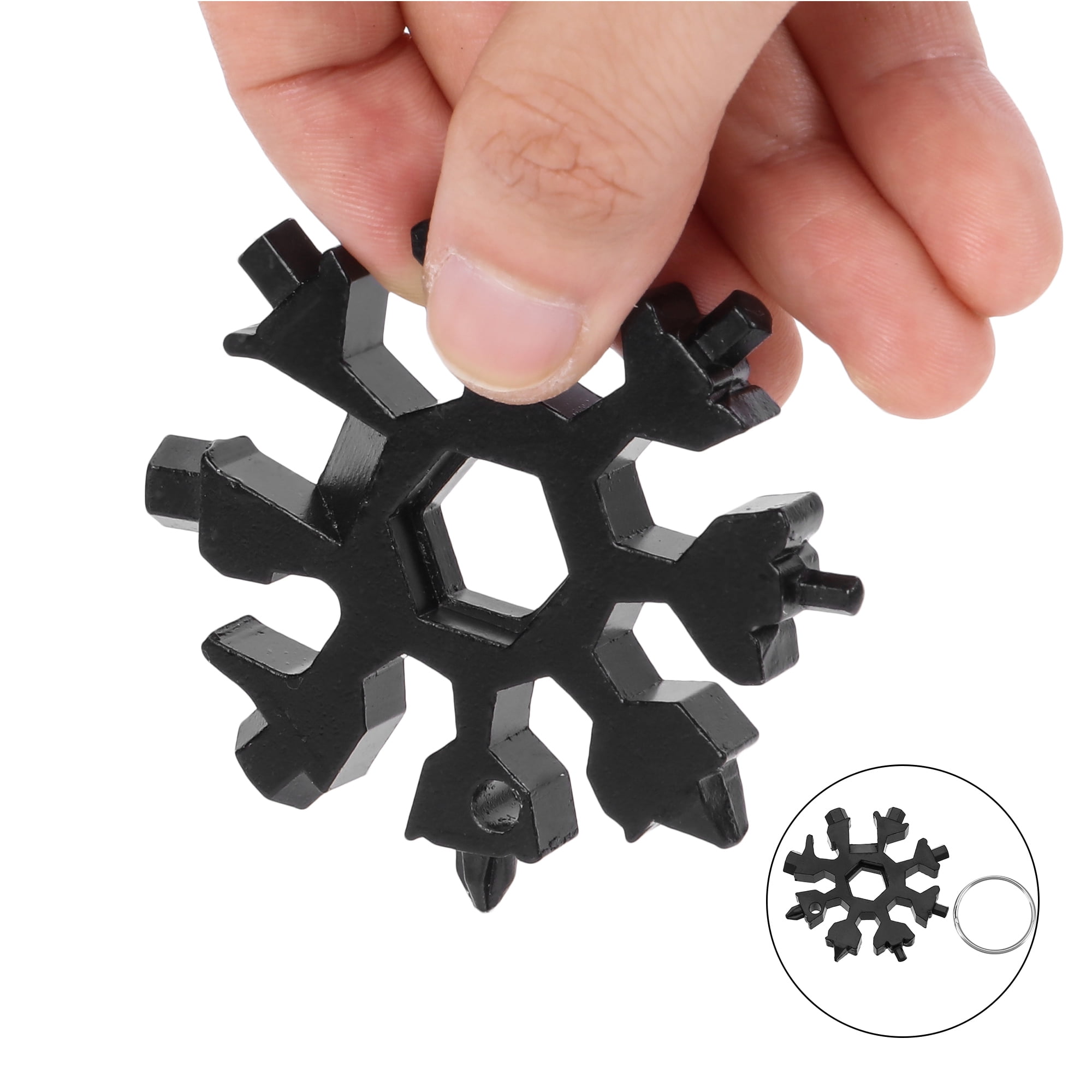 LELINTA Snowflake Tool, Snowflake Multitool, Stainless Steel 18-in-1 ...