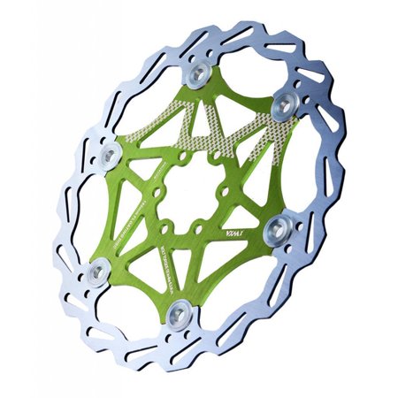 Justharion Green Bicycle Rotor 160mm and Road Bike Brake Disc Rotors 6 ...