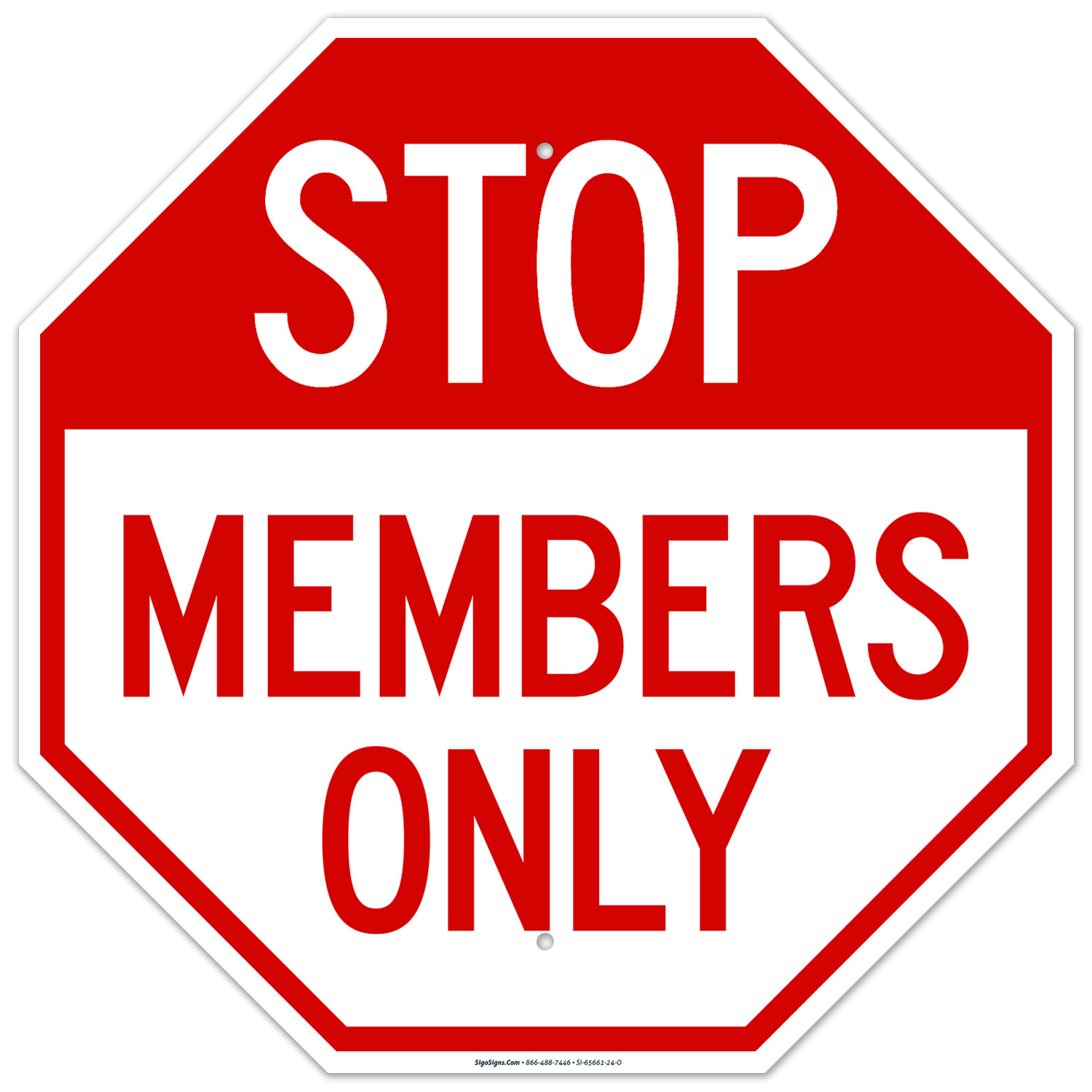 Members Only Sign, - Walmart.com