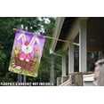 Toland Home Garden Long Eared Bunny Eggs Easter Flag Double Sided 28x40 ...