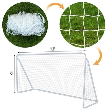 Franklin Sports 12' x 6' Replacement Soccer Goal Net & Straps - Walmart.com