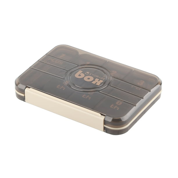 Medicine Organizer Portable Plastic Transparent Daily Medicine Box ...