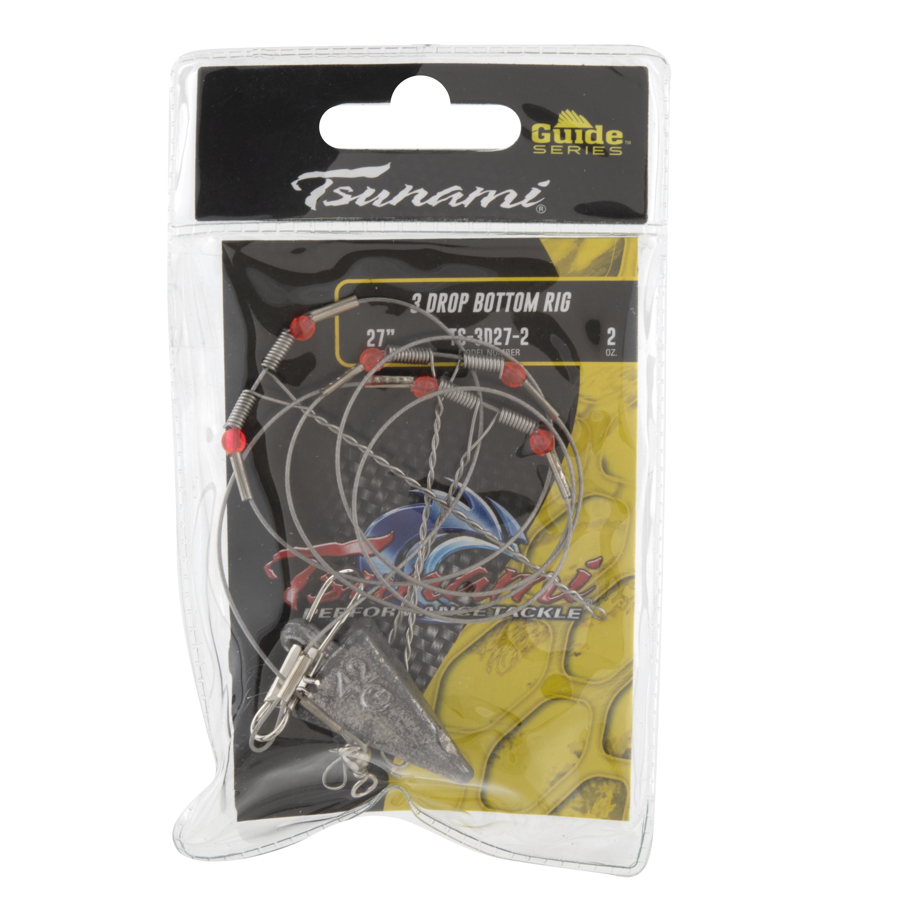 Tsunami 3 Drop 27 In. Bottom Rig, 2 Oz. - Walmart.com