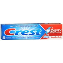 Crest Cavity Protection Toothpaste, Regular, 0.85 oz, Strengthens Weak ...