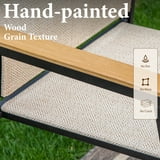 Summit Living 5-Piece Outdoor Patio Dining Set with 4 Stackable Beige ...