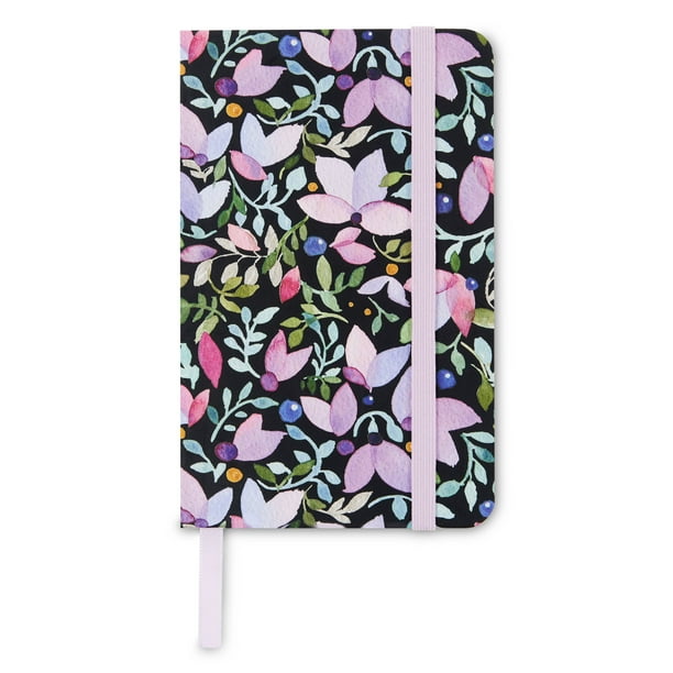 Pen+Gear Small Hardcover Journal, Floral, 160 Pages, 3.63" x 5.63 ...