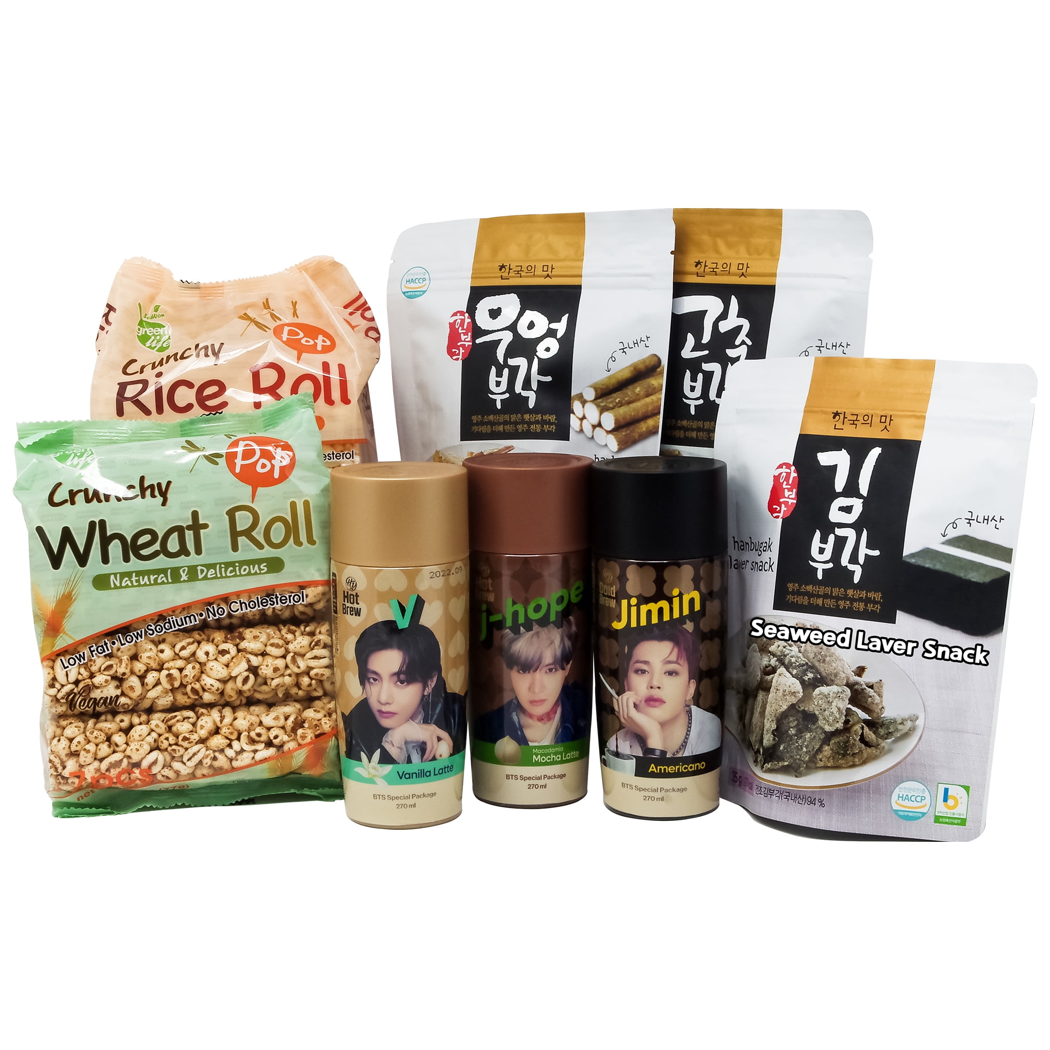 "BTS DELUXE" Mix & Match 8kinds Korean Snack Box Variety Pack Mix snack ...