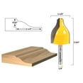 Yonico Ogee & Bead Vertical Raised Panel Router Bit - 1/4" Shank ...