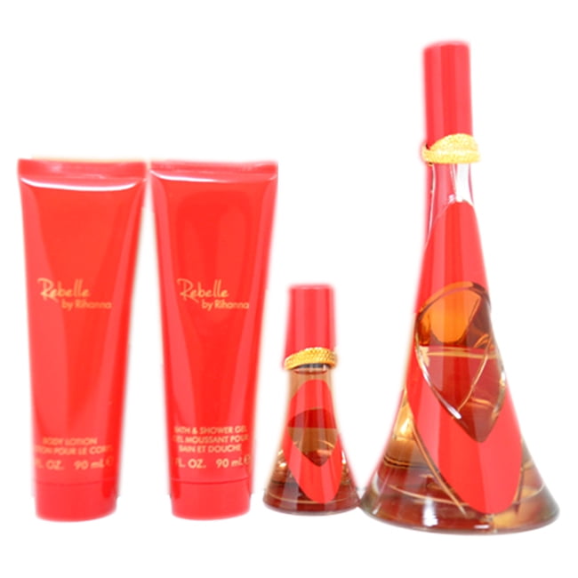 Rihanna Rebelle Perfume Gift Set for Women, 4 Pieces - Walmart.com ...