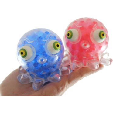 (ORANGE) Giant Knobby Puffer Worm - Sensory Fidget and Stress Balls ...