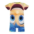 Inside Out Character Baby One-Piece Rompers Summer Short Sleeve Outfit ...