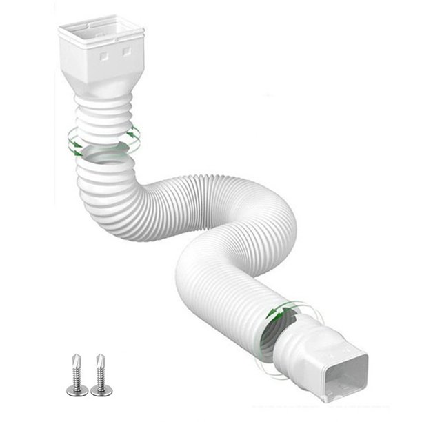 matoen Rain Gutter Downspout Extensions Flexible, Downspout Extender ...