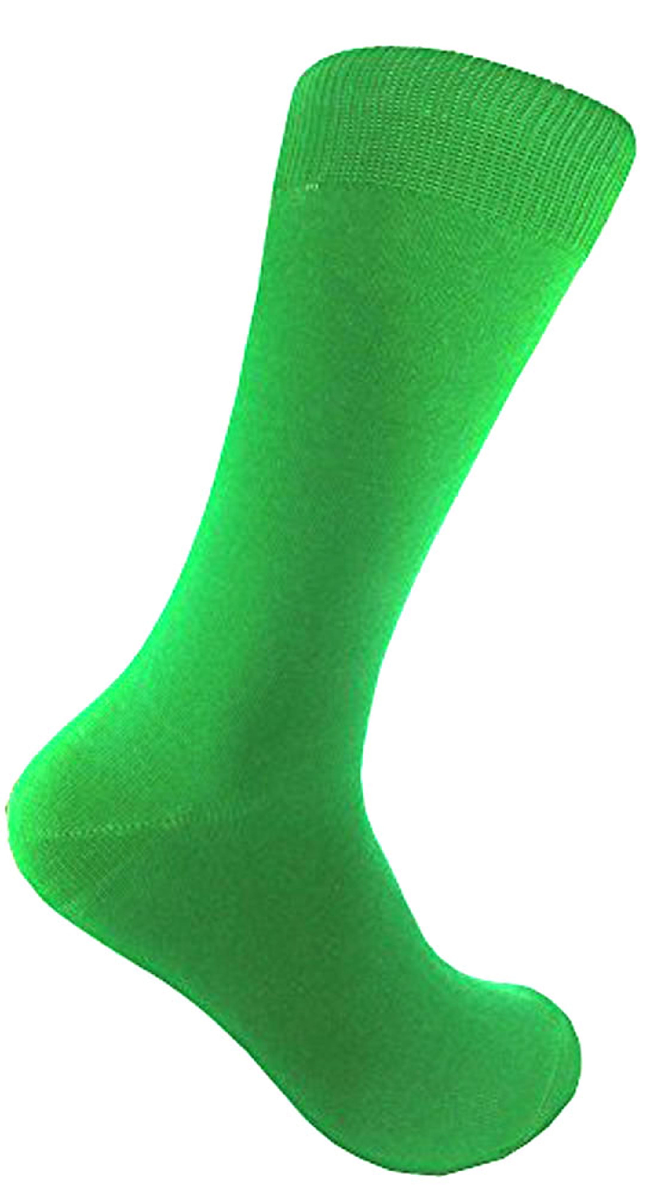 Men's Solid Kelly Green Color Dress Casual Socks - Walmart.com