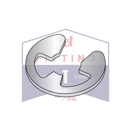 .625" Retaining Rings | E-Style | Stainless Steel (Quantity: 100 ...