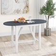 DRNANLIT 3-Piece Wood Counter Height Drop Leaf Dining Table Set with 2 ...