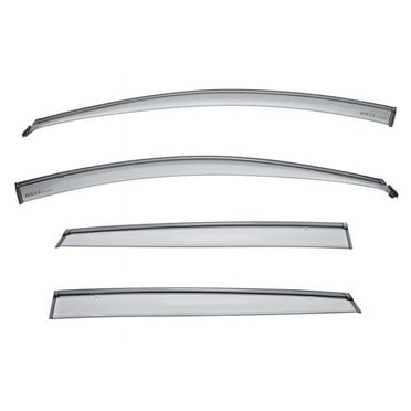 Wellvisors Side Window Visors Wind Deflectors Rain Guard With Black ...