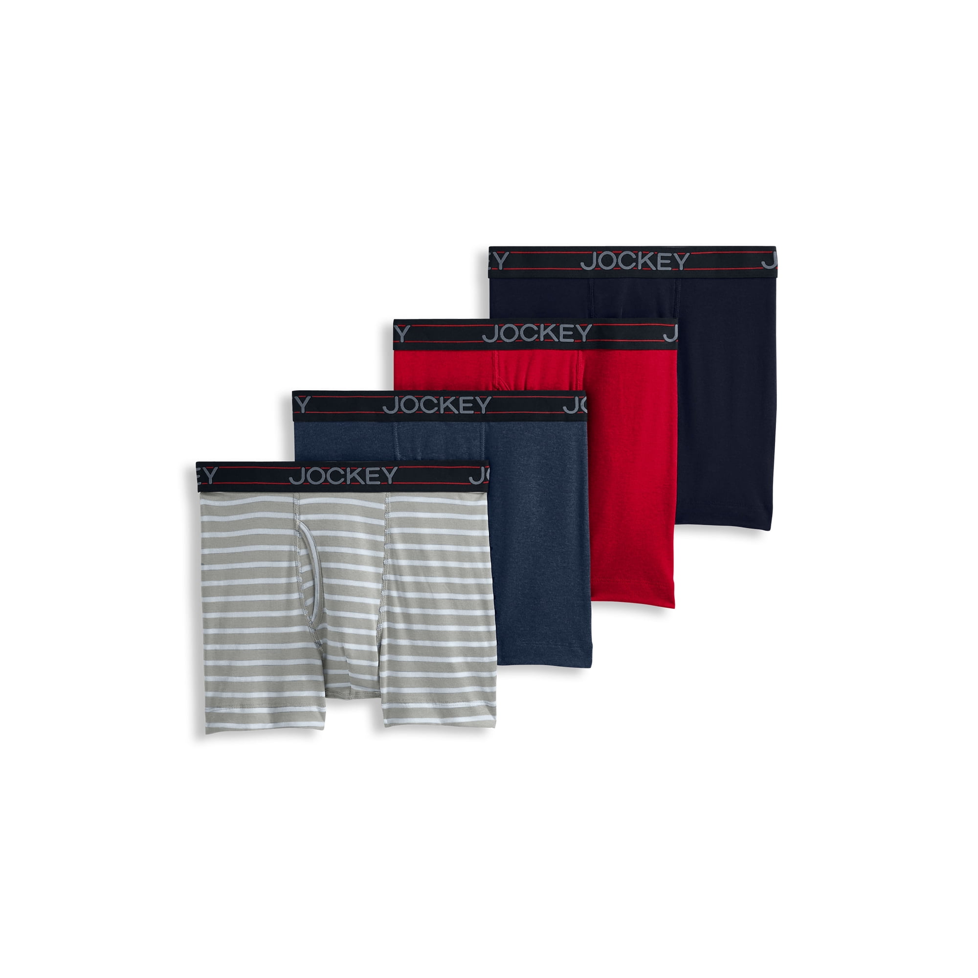 Click here for Jockey Mens Lightweight Cotton Blend 5 Boxer Brief... prices