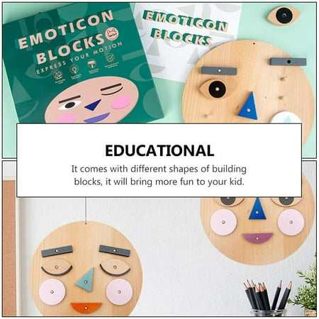 Wooden Jigsaw Puzzles Toy Face Emotion Travel Toys Wooden Face ...