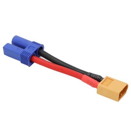 XT60 to EC5 12AWG Cable, XT60 to EC5 Cable Plastic Copper Reusable ...