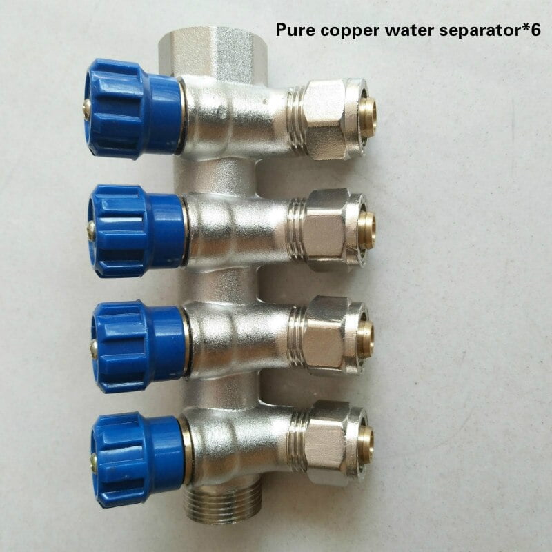 Copper water separator, floor heating water separator, geothermal water ...