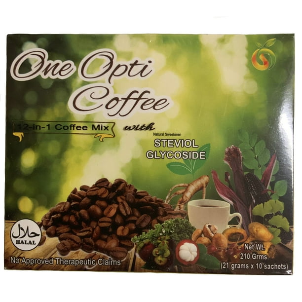 One Opti Super Coffee 12-in-1 Coffee Mix, 10 Sachets - Walmart.com ...