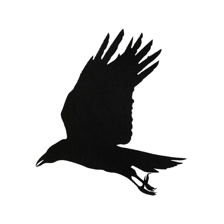 Flying Crow Stencil