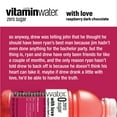 Vitaminwater Zero Sugar with Love, Nutrient Enhanced Water, Raspberry ...