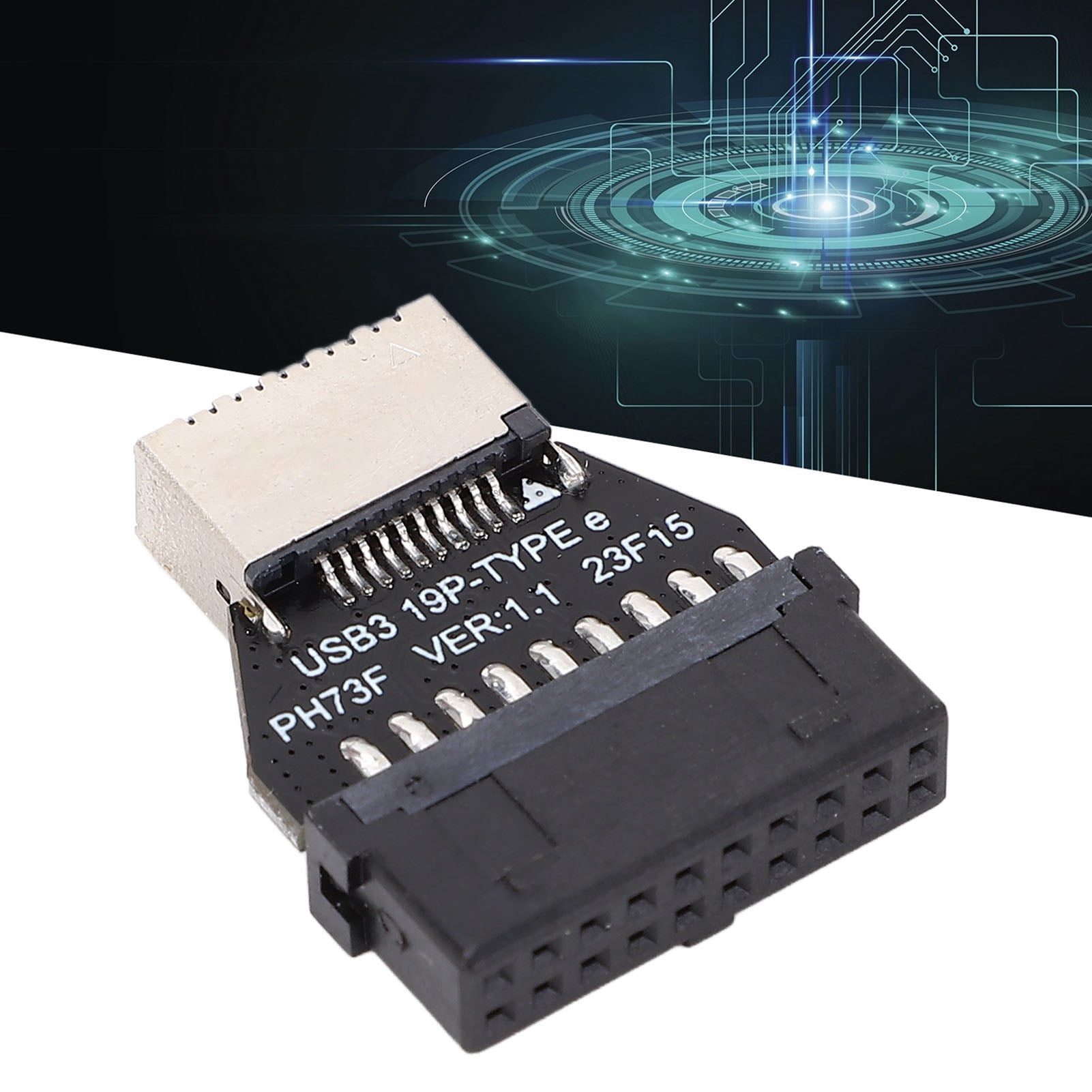 USB Type E Header Converter, High Speed ABS Front Type C Port USB 3.0 ...