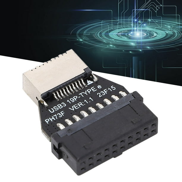 USB Type E Header Converter, High Speed ABS Front Type C Port USB 3.0 ...