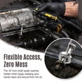 14-Inch Magnetic Oil Drain Plug Removal Tool, Anti Scald Flexible Sump ...
