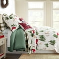 Levtex Home - Tatum Pines Full/Queen Quilt Set, Holiday - Red, Green ...
