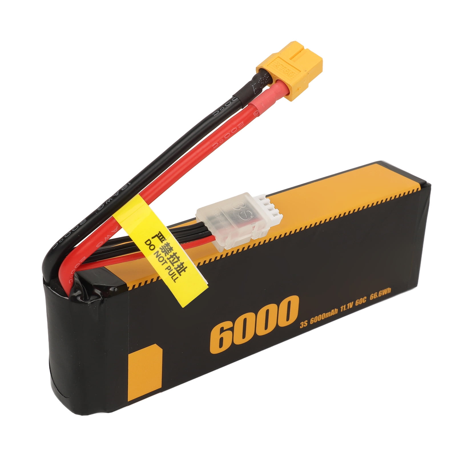 Batería Lipo 3S 60C 11,1V 6000mah resistente a impactos de larga duración para modelos FS 1/10 1 ...