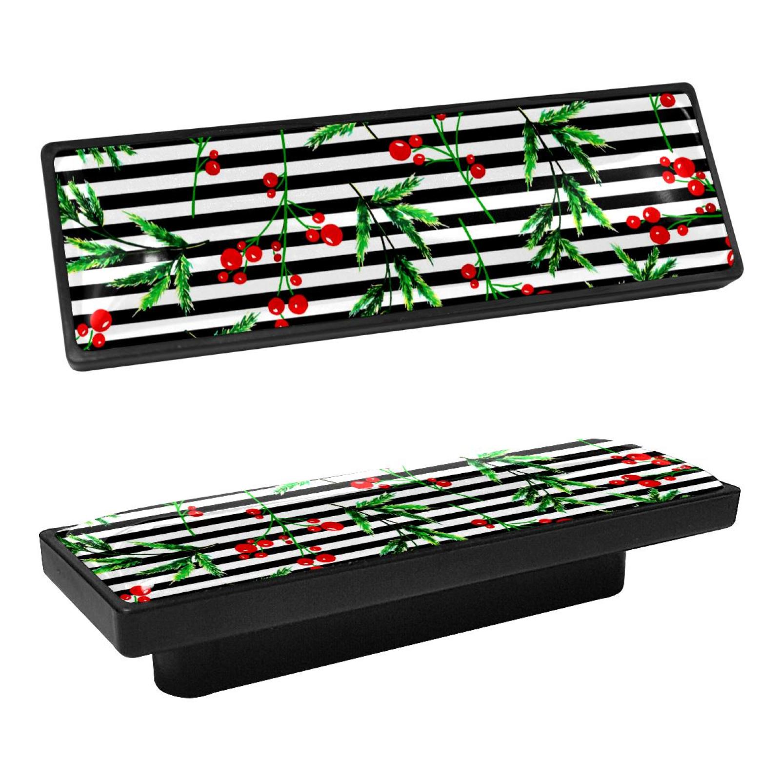 4 Pcs Rectangle Cabinet Handle Cupboard Knob Drawer Pulls Handle Stripe ...