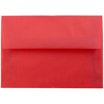 JAM Paper Cello Sleeves, 5 7/16 x 8 5/8, Light Red, 100/Pack, Peel ...